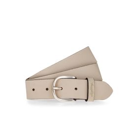 Mustang Damen Lederg&uuml;rtel ""Madison"", beige, Gr. 110, Rindsleder, G&uuml;rtel, aus Rindsleder, mit Pull-Up-Leder