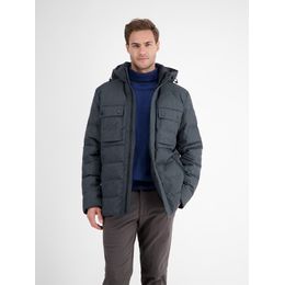 Lerros Herren Outdoorjacke "Herren Fieldjacket in Woll-Optik", blau, Gr. L, 100% Polyester, Jacken