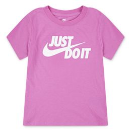 Nike Sportswear M&auml;dchen T-Shirt "NKG JDI SS TEE", pink, Gr. 98, Obermaterial: 60% Baumwolle, 40% Polyester, Shirts, f&uuml;r Kinder