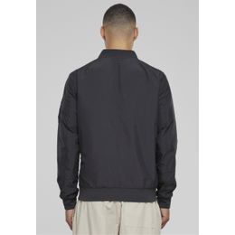 Urban Classics Herren Allwetterjacke "Urban Classics Herren Light Bomber Jacket", grau, Gr. L, unifarben, 100% Polyester, Jacken