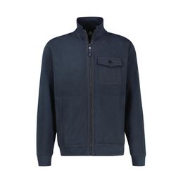 Lerros Herren Sweatjacke "Sweatjacke in &Uuml;bergr&ouml;&szlig;en, modisch-sportiv"classic navy, Gr. XXXL, 70% Baumwolle, 30% Polyester, Sweatjacken