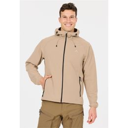 WHISTLER Herren Softshelljacke "Kodie"beige, Gr. XL, unifarben, 92% Polyester, 8% Elasthan, Jacken, mit atmungsaktiver Funktion