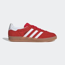 Herren Sneaker "GAZELLE INDOOR", adidas originals, Gr. 37, rot, Leder, Synthetik, Schuhe