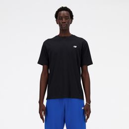 New Balance Herren T-Shirt "SPORT ESSENTIALS COTTON T-SHIRT", schwarz, Gr. M, Obermaterial: 100% Baumwolle, Shirts, sportlicher Stil, mit