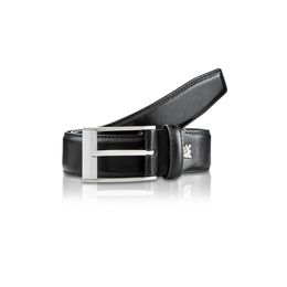 Lerros Herren Lederg&uuml;rtel "Citybelt *Shade*", schwarz, Gr. 85, Materialmix, G&uuml;rtel