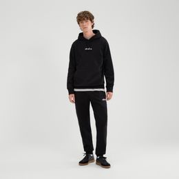 Ellesse Herren Jogginganzug "SUCRE 2 JOG SUIT", schwarz, Gr. XL, angeraute Sweatware, Obermaterial: 70% Baumwolle, 30% Polyester, Sportanz&uuml;ge, aus