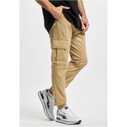 2Y Premium Herren Cargohose "2Y Premium Herren 2Y Basic Cargo Jeans", beige, Gr. 34, unifarben, 98% Baumwolle, 2% Elasthan, Hosen
