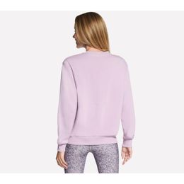 Skechers Damen Sweatshirt "Skechers SIGNATURE CREW", rosa, Gr. L, Obermaterial: 54% Baumwolle, 46% Polyester, Sweatshirts, aus Baumwolle und