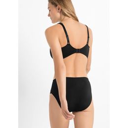 bonprix Damen Minimizer-BH "Minimizer-BH mit gepolsterten Tr&auml;gern (2er Pack)", Gr. 75, schwarz, Obermaterial: 80% Polyamid, 20% Elasthan. Futter: