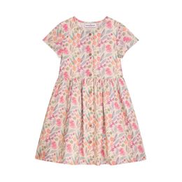 DANAMADE M&auml;dchen Sommerkleid "DANAMADE Dresses DBELLA", bunt, Gr. 92, Obermaterial: 90% Baumwolle, 10% Leinen. Futter: 100% Baumwolle, Kleider