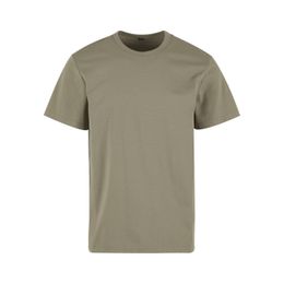 T-Shirt Urban Classics "Urban Classics Sorona Regular Tee", Jungen, Gr. L, paleolive, 70% Baumwolle, 30% Polyester (Sorona), unifarben, normal, Rundhals, Shirts T-Shirt