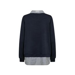 soyaconcept Damen Strickpullover "Soya Concept Sweater SC-BANU", blau, Gr. M, Obermaterial: 48% Modal, 48% Polyester, 4% Elasthan, Pullover