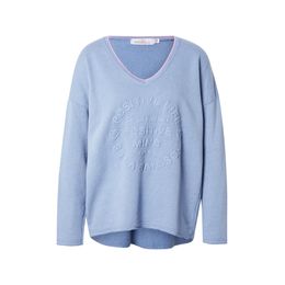 Zwillingsherz Sweatshirt 'Positive Mind' Damen Gr&ouml;&szlig;e S/M hellblau