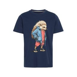 Blend Herren T-Shirt "T-Shirt BHTee", blau, Gr. L, Obermaterial: 100% Baumwolle CO., Shirts