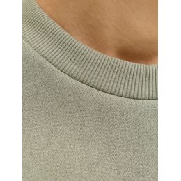 Jack & Jones JACK & JONES Herren Sweatshirt "JJESOHO SWEAT CREW NECK NOOS"vetiver, Gr. S, bedruckt, angeraute Sweatware, Obermaterial: 80% Baumwolle, 20%