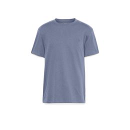 Timberland Herren T-Shirt "DUNSTAN RIVER Short Sleeve Tee", blau, Gr. XXXL, Single Jersey, Obermaterial: 100% Baumwolle, Shirts, mit Logostickerei,