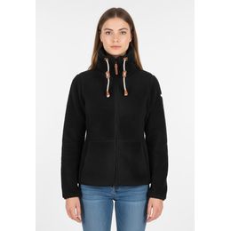 Icepeak Damen Fleecejacke "Icepeak COLONY", schwarz, Gr. XS, Obermaterial: 100% Polyester, Jacken, schnell trocknendes Material aus Polyester, mit