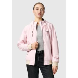 Ragwear Damen Outdoorjacke "Nuggeta Summer YOUMODO"rosa, Gr. XS, Obermaterial: 100% Polyester. Innenfutter: 100% Polyester, Jacken, L&auml;ssige