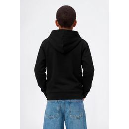 Champion Jungen Kapuzensweatshirt "Graphic Terry Hoodie", schwarz, Gr. XXL, Obermaterial: 54% Baumwolle, 46% Polyester, Sweatshirts, mit Kapuze,