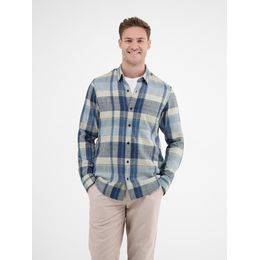 Lerros Herren Karohemd "Karohemd f&uuml;r Herren", blau, Gr. S, 100% Baumwolle, Hemden