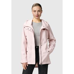 Ragwear Damen Outdoorjacke "Alvena Summer YOUMODO", rosa, Gr. XL, Obermaterial: 100% Polyester. Innenfutter: 100% Polyester, Jacken, Wasserdichte und