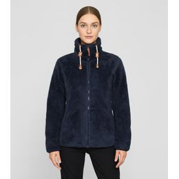 Icepeak Damen Fleecejacke "Icepeak COLONY", blau, Gr. XS, Obermaterial: 100% Polyester, Jacken, schnell trocknendes Material aus Polyester, mit