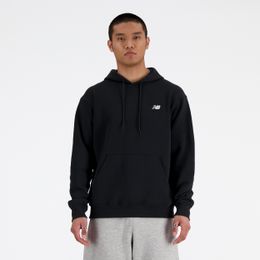 New Balance Herren Kapuzensweatshirt "Sport Essentials Fleece Hoodie", schwarz, Gr. XL, Obermaterial: 60% Baumwolle, 40% Polyester, Sweatshirts, mit