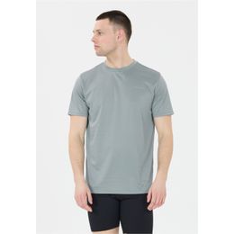 Funktionsshirt Endurance "Vernon", Herren, Gr. 4XL, grau, gr&uuml;n, 100% Polyester, unifarben, normal, Rundhals, Shirts Funktionsshirt, im funktionalen Design mit Quick Dry-Funktion