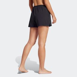 Damen Badeshorts "2-INCH", schwarz-wei&szlig;, Gr. XL, adidas Performance, Obermaterial: 100% Polyester, Badehosen