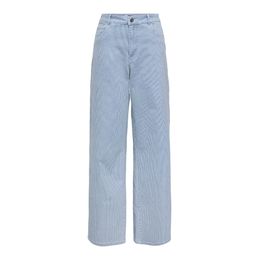 Only Hose 'ONLRINE' Damen Gr&ouml;&szlig;e 44 blau / wei&szlig;