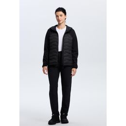 Icepeak Damen Softshelljacke "BURLISON"basic schwarz, Gr. 40, Obermaterial: 100% Polyester, Jacken, wasserabweisend, mit Wassers&auml;ule 10000,