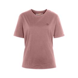 T-Shirt Timberland "DUNSTAN Short-Sleeve Tee", Damen, Gr. L, ash rose, Single Jersey, Obermaterial: 100% Baumwolle, Rundhals, Shirts T-Shirt