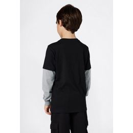 Champion Jungen Langarmshirt "SPORTWEAR LONG SLEEVE Standard Fit"nny, noxm, ns, Gr. XL, Obermaterial: 100% Baumwolle, Shirts, f&uuml;r Kinder, mit