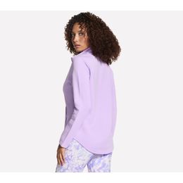 Skechers Damen Trainingsjacke "Women's Jacket", lila, Gr. XS, Jersey, Obermaterial: 97% Polyester, 3% Elasthan, Jacken, mit Rei&szlig;verschluss, aus