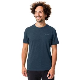Vaude Herren Funktionsshirt "Men's Essential T-Shirt", blau, Gr. 4XL, unifarben, Obermaterial: 100% Polyester, Shirts, mit Rundhalsausschnitt,