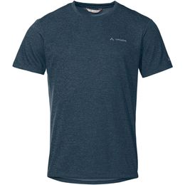 Vaude Herren Funktionsshirt "Men's Essential T-Shirt", blau, Gr. S, unifarben, Obermaterial: 100% Polyester, Shirts, mit Rundhalsausschnitt,