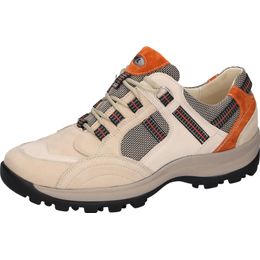 Waldl&auml;ufer WALDL&Auml;UFER Damen Schn&uuml;rschuh "HOLLY", Gr. 5,5, beige, Nubukleder, Textil, Veloursleder, kontrastfarbene Details, Schuhe, Bequemschuh, Halbschuh,