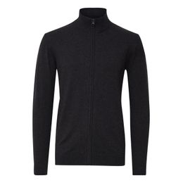 INDICODE Herren Strickjacke "Strickjacke IDBadi", grau, Gr. XL, Obermaterial: 80% Baumwolle CO. 20% Polyamid PA., Strickjacken