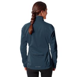 Vaude Damen Softshelljacke "WOMEN'S MATERA SOFTSHELL JACKET II", blau, Gr. 42, Obermaterial: 100% Polyester, Jacken, winddicht, atmungsaktiv,