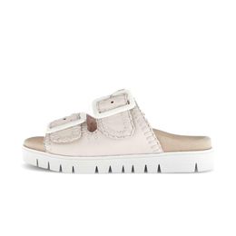 Gabor Damen Pantolette "Pantolette", Gr. 44, beige, Schuhe