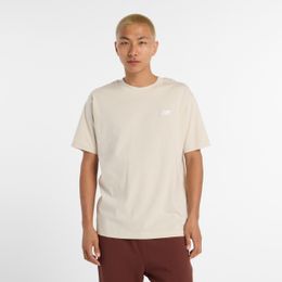 New Balance Herren T-Shirt "SPORT ESSENTIALS COTTON T-SHIRT"timberwolf, Gr. XL, Obermaterial: 100% Baumwolle, Shirts, sportlicher Stil, mit