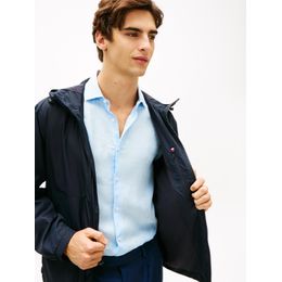 Tommy Hilfiger Herren Allwetterjacke "BRANDED HOODED", schwarz, Gr. XXL, unifarben, Web, Obermaterial: 100% Polyester, Jacken, Windjacke Fahrradjacke