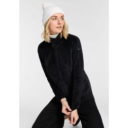 Killtec Damen Fleecejacke "KOW 6 WMN KNTFLC JCKT", schwarz, Gr. 40, Obermaterial: 100% Polyester, Jacken, w&auml;rmende Fleecejacke, mit windabweisender