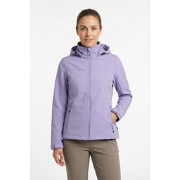 Icepeak Damen Softshelljacke "BOISE", lila, Gr. 48, Obermaterial: 100% Polyester, Jacken, wasserabweisendes Material, atmungsaktiv, Wassers&auml;ule 8000