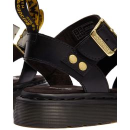Dr. Martens Damen Riemchensandale "Gryphon", Gr. 36schwarz, Leder, Schuhe, R&ouml;mersandale, Sommerschuh im derben Dr. Martens Look - schmale Form