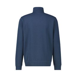 Lerros Herren Sweatshirt "Troyer in Sweatqualit&auml;t aus Strickmaterial", blau, Gr. 5XL, 90% Baumwolle, 10% Polyester, Sweatshirts