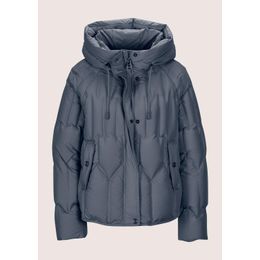 Madeleine Mode MADELEINE Damen Kurzjacke "Steppjacke Elegante Winterjacke mit Daunenf&uuml;llung", blau, Modern, Gr. 34, Obermaterial: 100% Polyester PES., Jacken,
