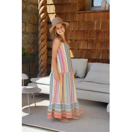 DANAMADE M&auml;dchen Sommerkleid "DANAMADE Dresses DAMELIE", bunt, Gr. 104, Obermaterial: 100% Viskose. Futter: 100% Baumwolle, Kleider