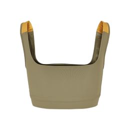 Urban Classics Damen B&uuml;gel-BH "Urban Classics Damen Ladies Color Block Bra", Gr. XXLkhaki, brightviolett, magimango, 80% Polyamid, 20% Elasthan, BHs