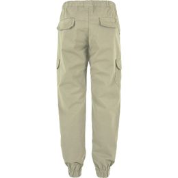 Urban Classics Damen Cargohose "Urban Classics Damen Ladies High Waist Cargo Jogging Pants", gr&uuml;n, Gr. 5XL, unifarben, 98% Baumwolle, 2% Elasthan,